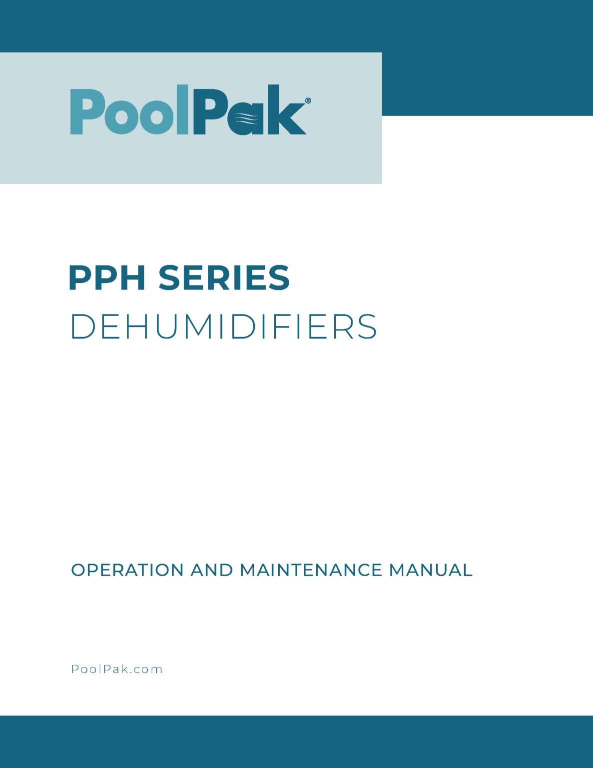 Manuals - PoolPak